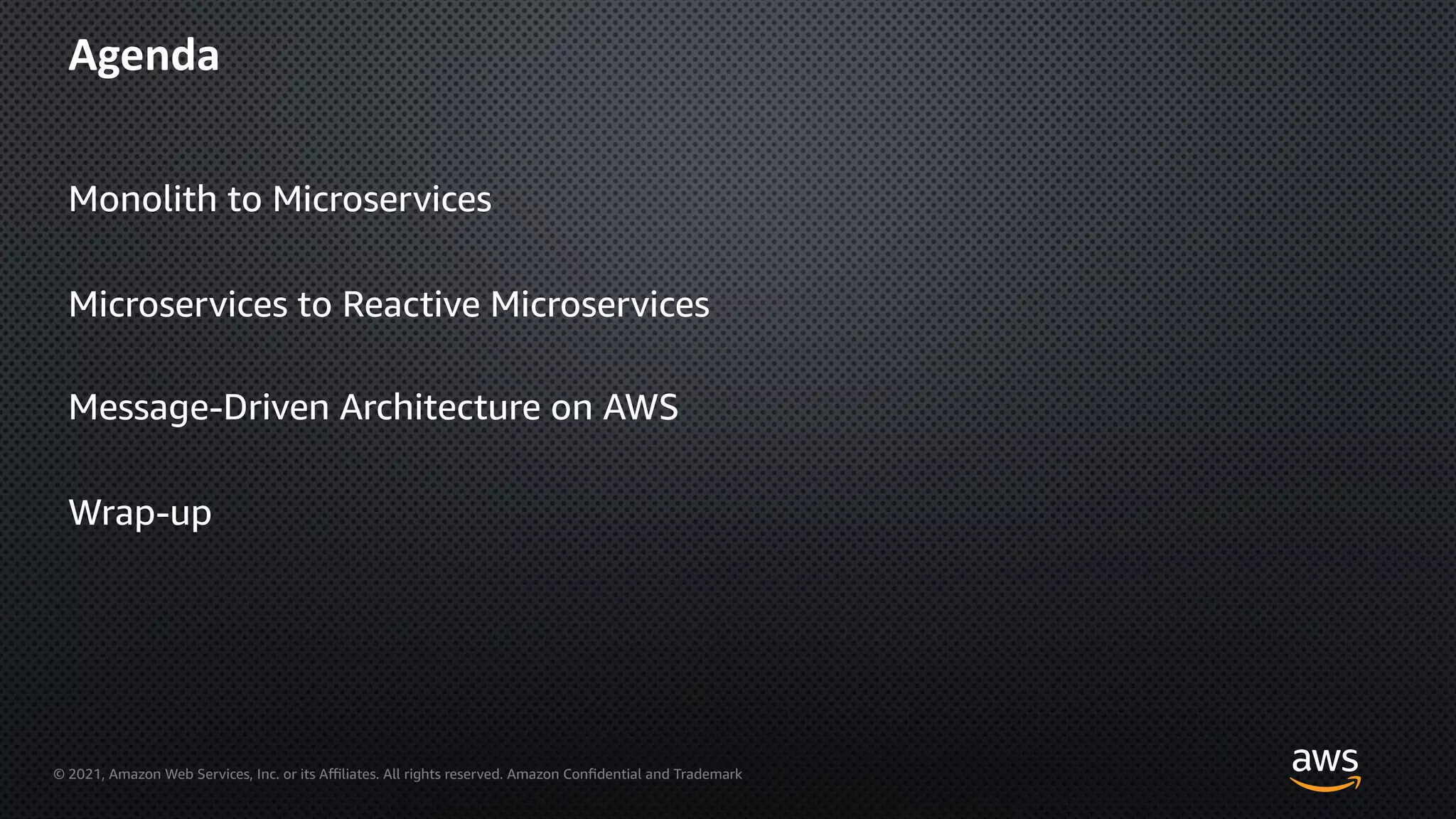 Message-Driven Architecture on AWS | PPT