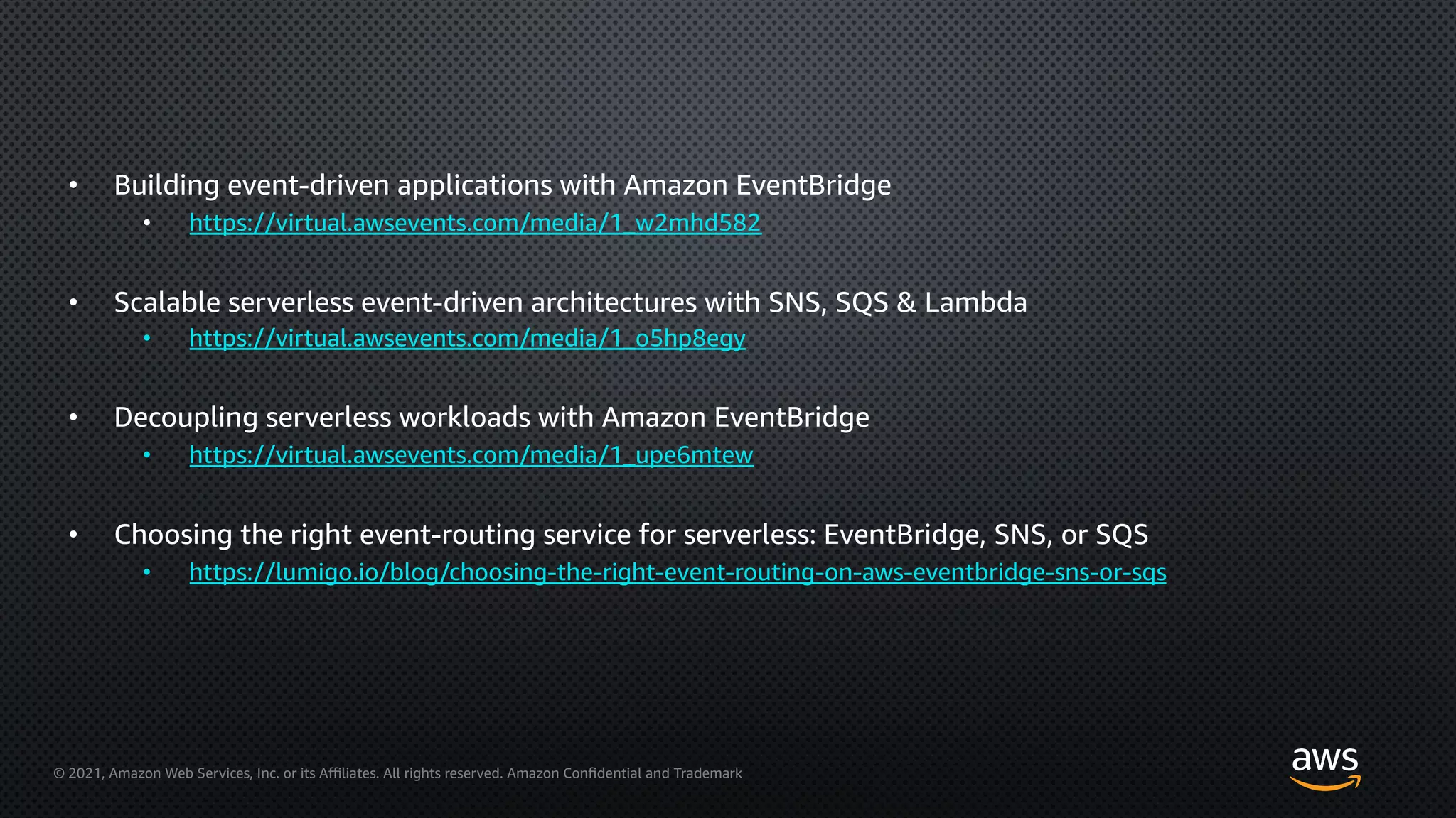 Message-Driven Architecture on AWS | PPT