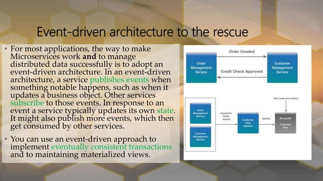 Event driven architecure | PPTX