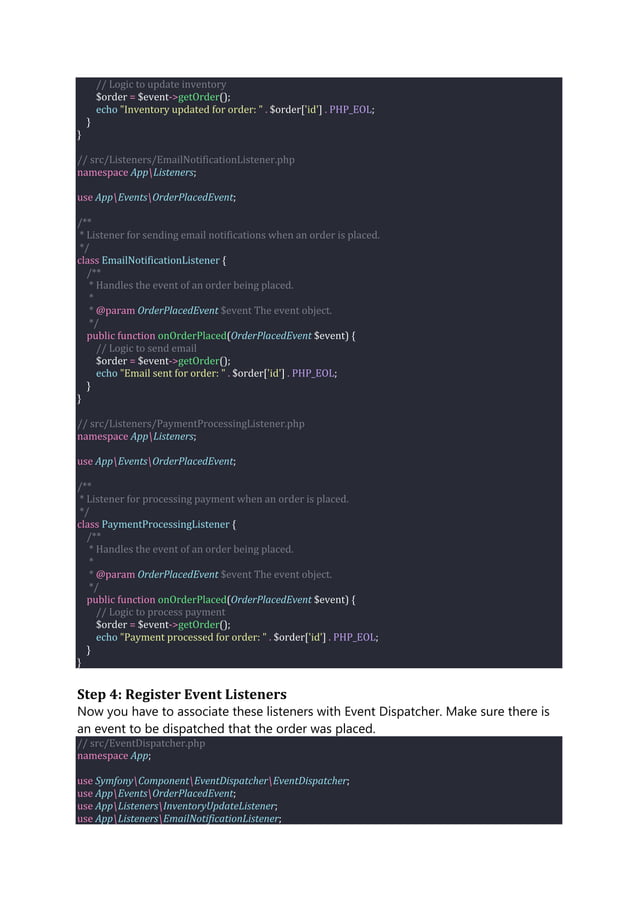 Explore Event Driven Archtecture using PHP | PDF