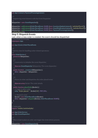 Explore Event Driven Archtecture Using Php Pdf