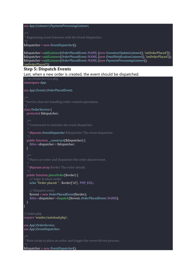 Explore Event Driven Archtecture using PHP | PDF