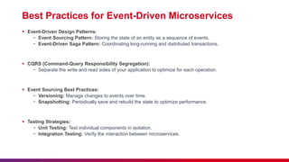 Event Driven Microservices Presentation. | PPT