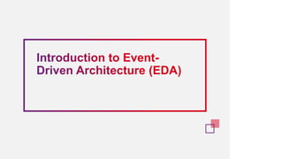 Event Driven Microservices Presentation. | PPT