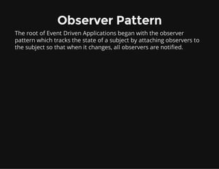 Event driven application | PDF