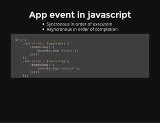 Event driven application | PDF