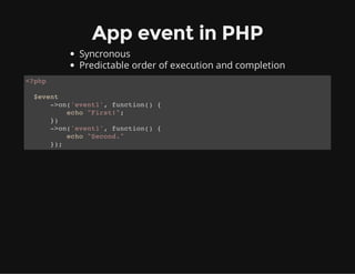 Event driven application | PDF