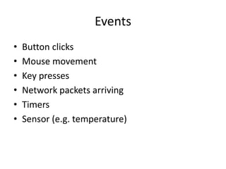 Event driven programming amazeballs | PPTX