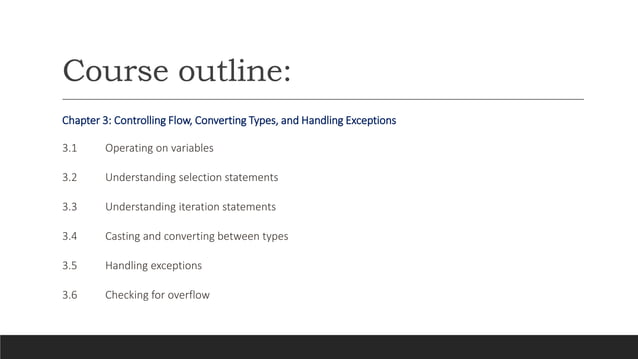 Event Driven Programming Course Outline.pptx | Web Development | Internet