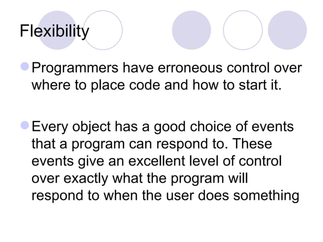 Event+driven+programming key+features | PPT | Programming Languages ...