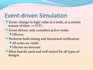Event driven simulator | PPT