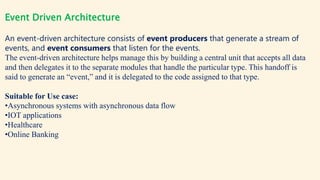 Event Driven Software Architecture Pattern | PPTX