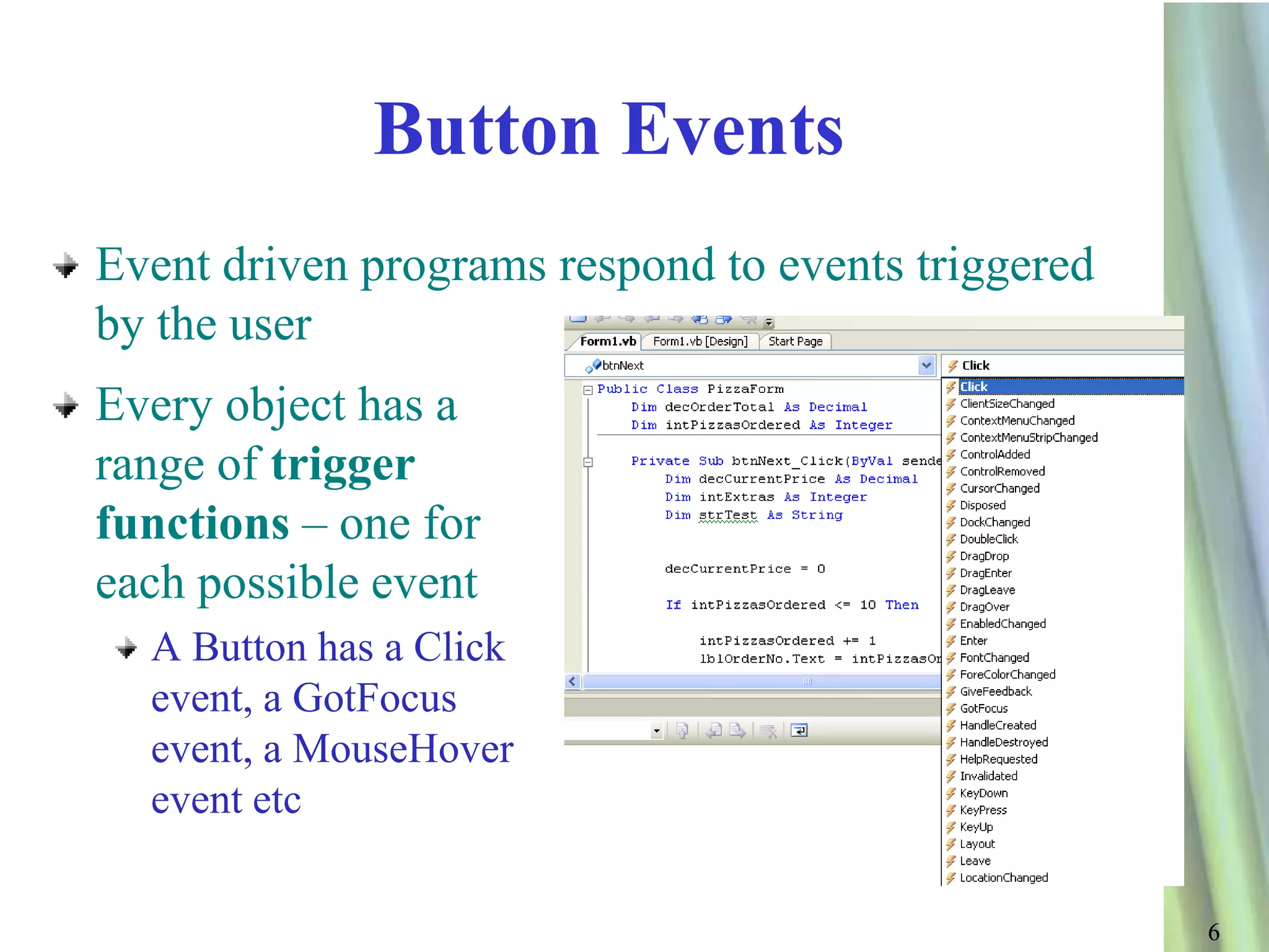 Event driventheory | PPT