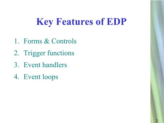 Event driventheory | PPT