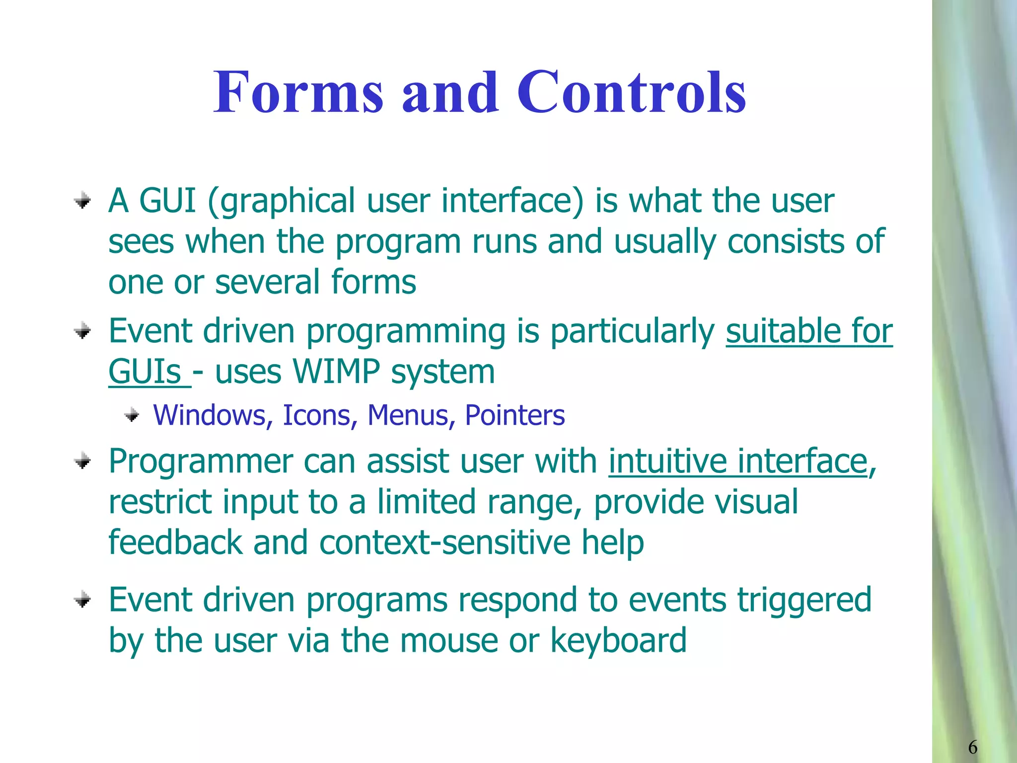 Event driven theory | PPTX