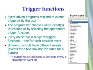 Event driven theory | PPTX
