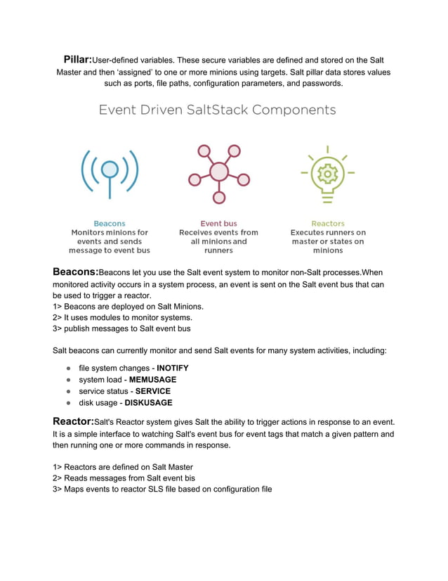 Event driven architecture with SaltStack | PDF