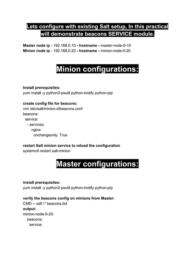 Event driven architecture with SaltStack | PDF