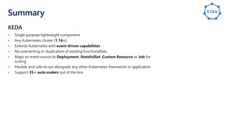 Event driven workloads on Kubernetes with KEDA | PPT
