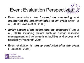 Event Evaluation | PDF