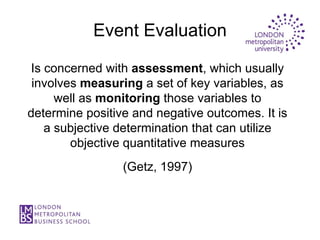 Event Evaluation | PDF