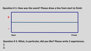 Event feedback exercises | PPT