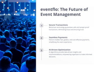 Redefining Event Management with Web3 - eventflo | PPT