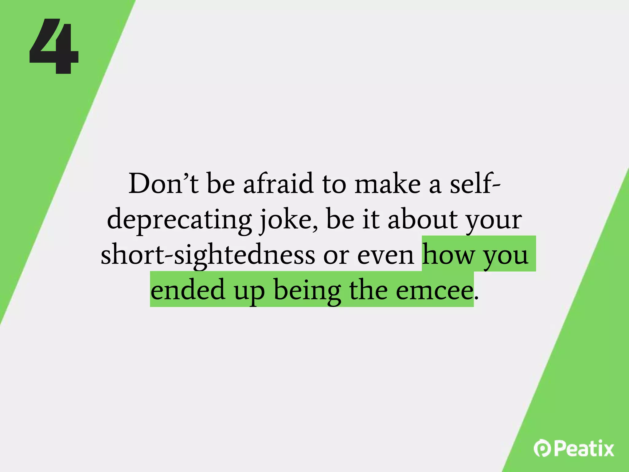 Event Hacks: 7 beginner tips for emcee scripts | PDF