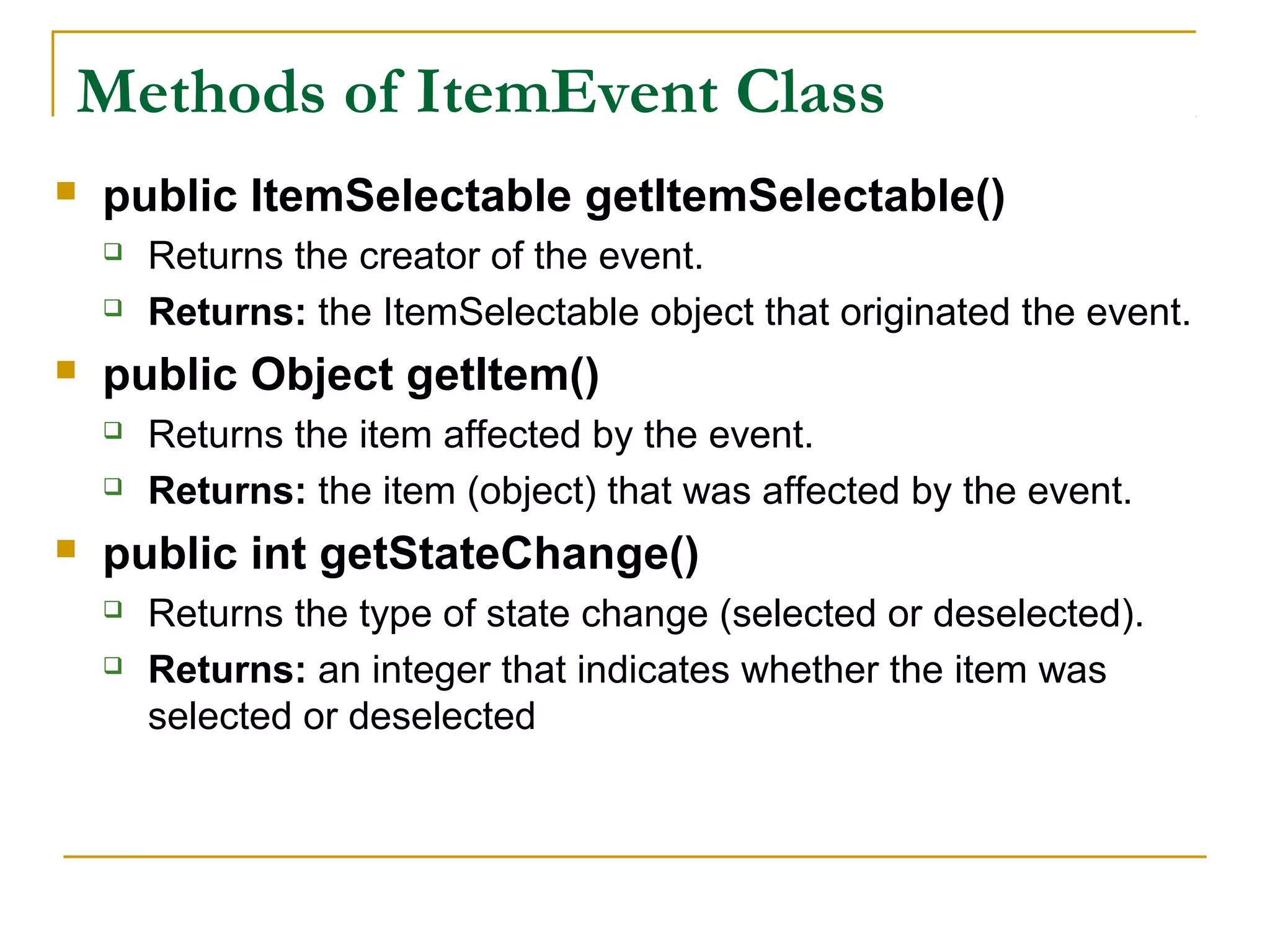 Event handling | PPT