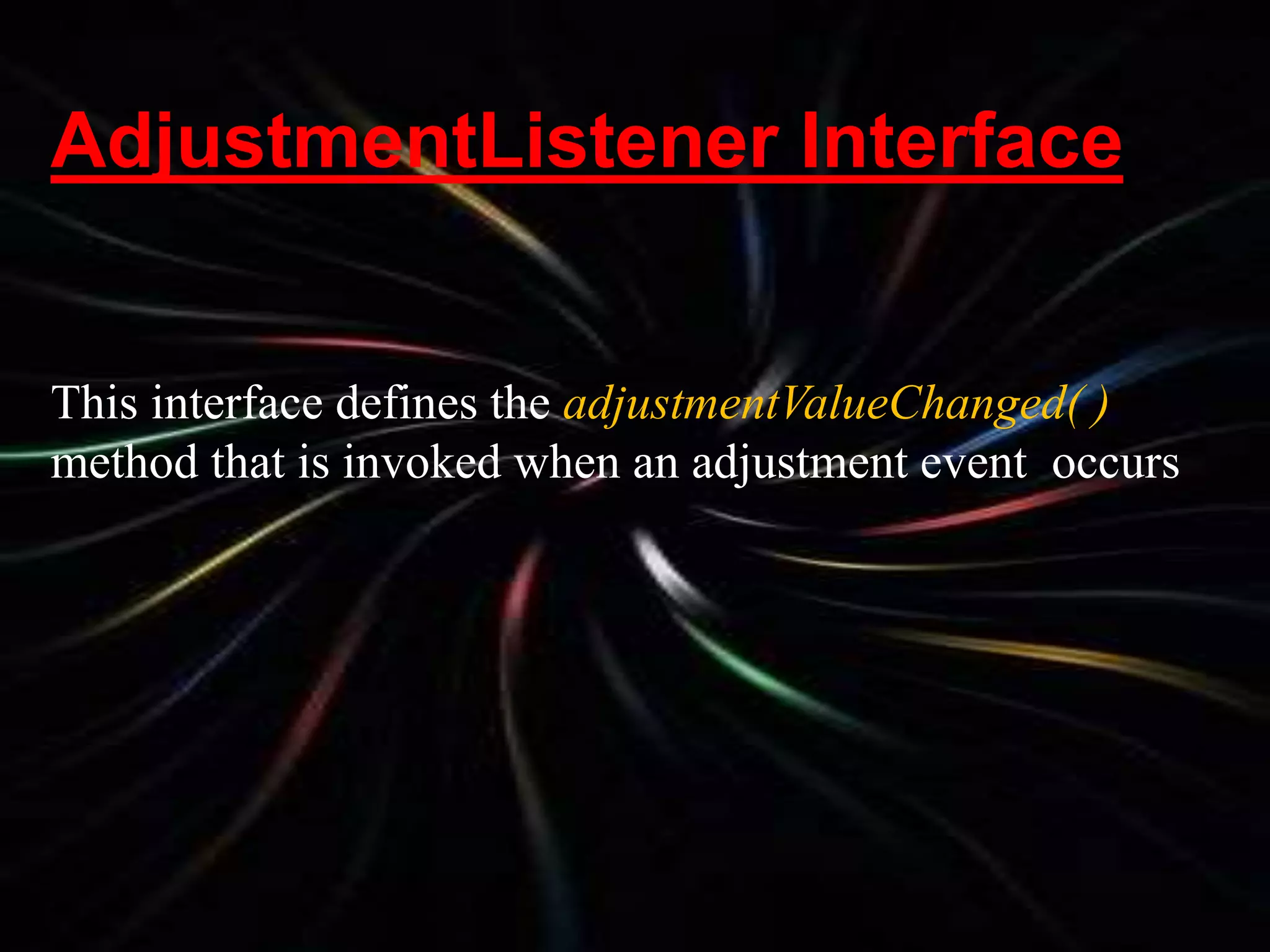 Event handling in Java(part 2) | PPTX