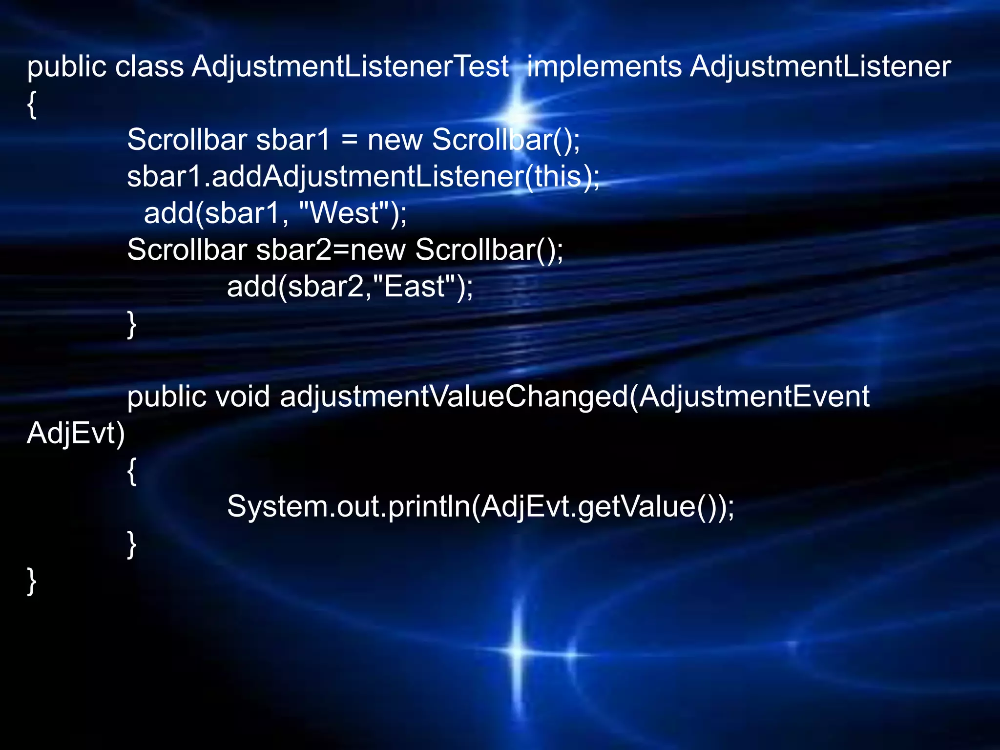 Event handling in Java(part 2) | PPTX