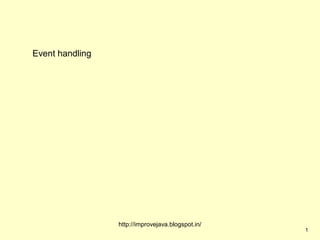 Event handling62 | PPT