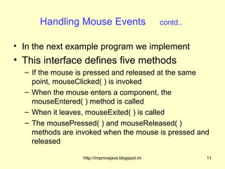 Event handling63 | PPT