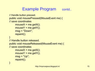 Event handling63 | PPT