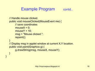 Event handling63 | PPT