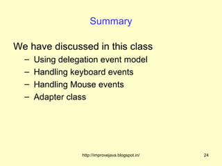 Event handling63 | PPT