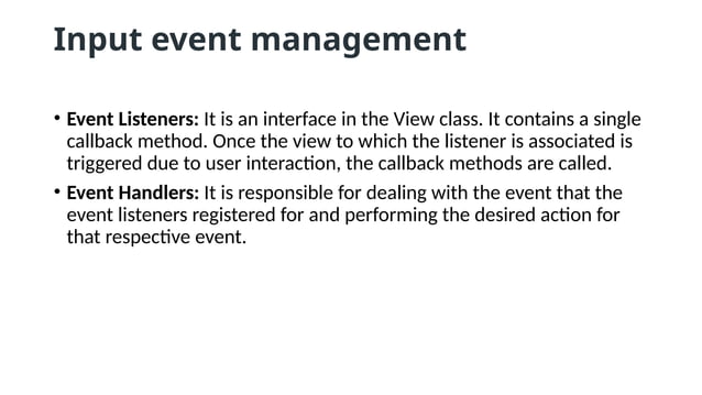 Event Handling in Mobile Application Development.pptx | Web Development ...