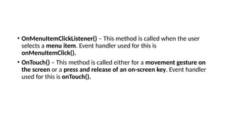 Event Handling in Mobile Application Development.pptx