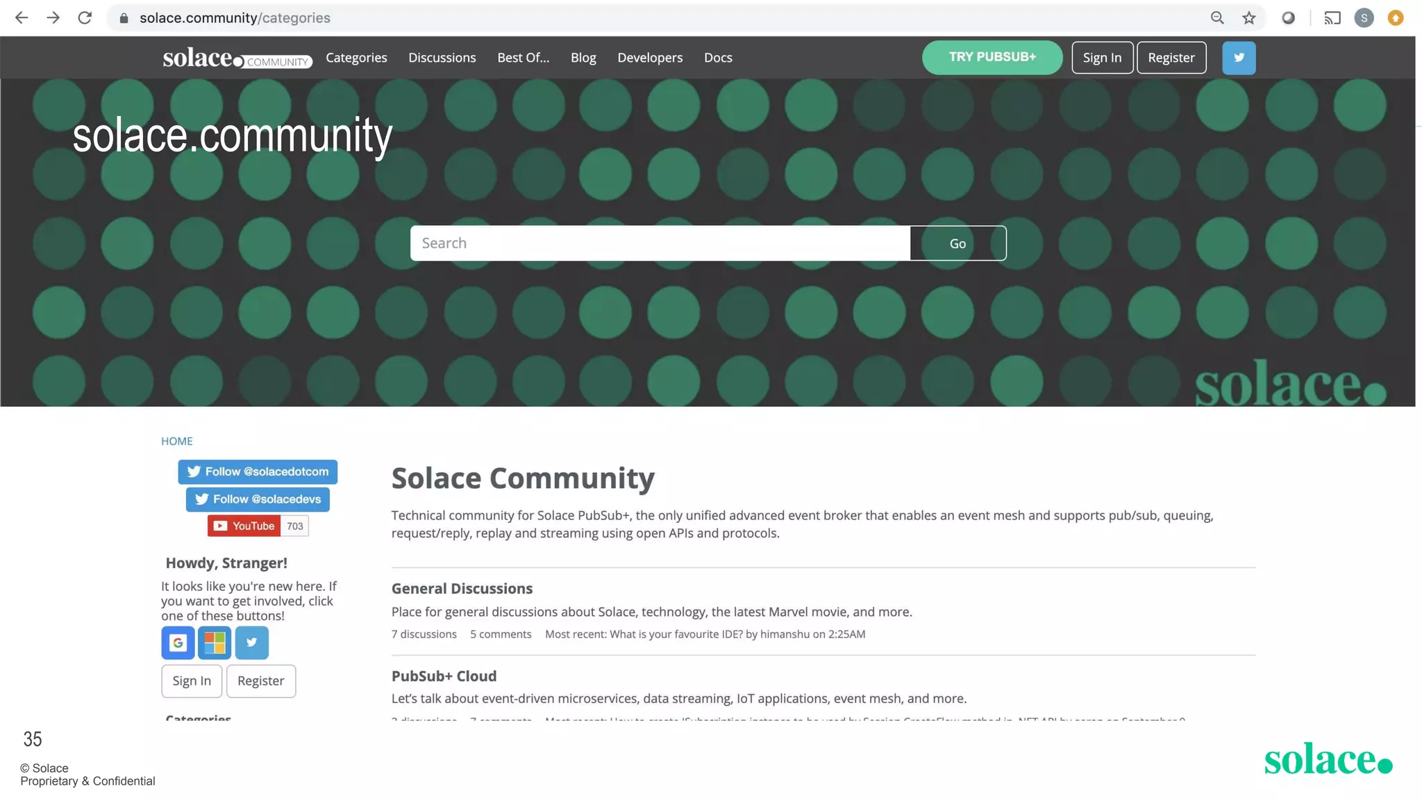 Event Horizon at Solace Connect Singapore | PPT