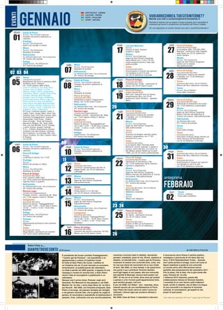 Eventi 2012 numero di gennaio | PDF