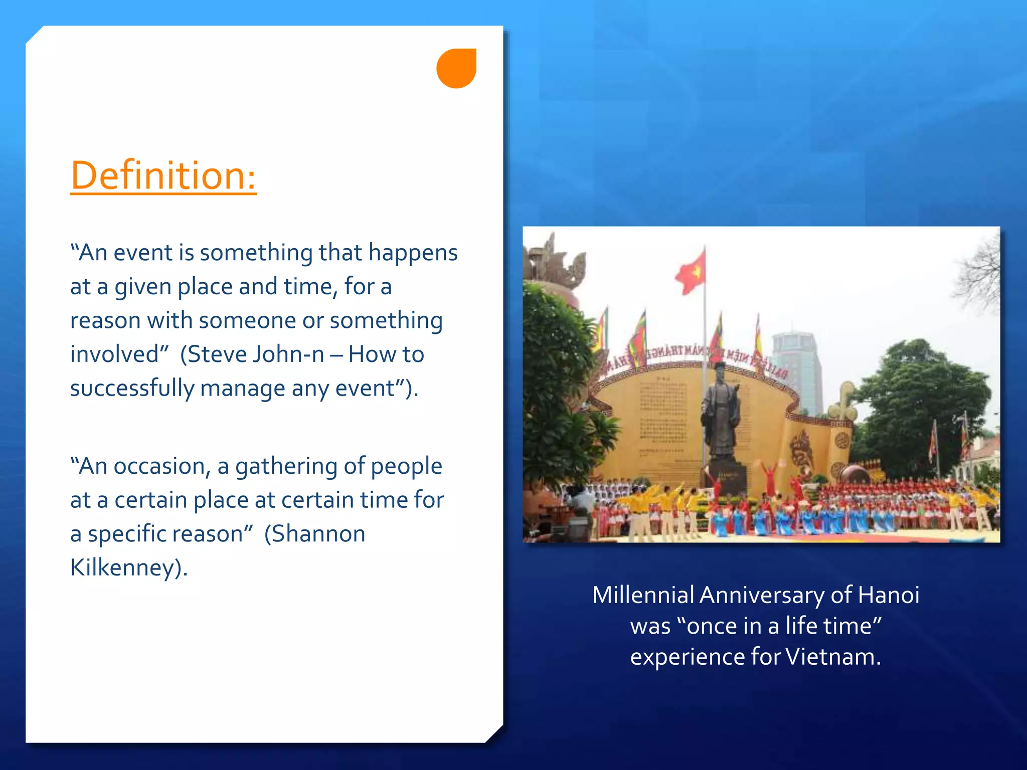 Introduction to Event Management | PPTX