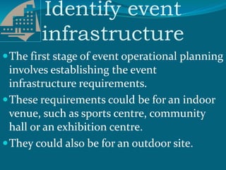 Event infrastructure | PPTX