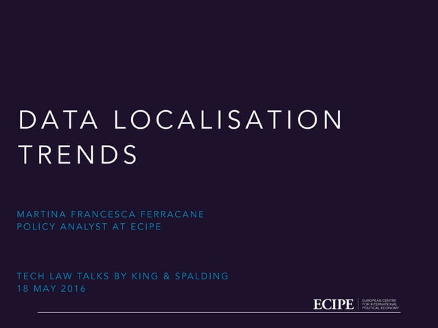 Data Localisation Trends | PPT