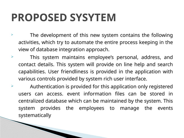 Event Maintenance System-PPT-Final.pptxx | PPTX
