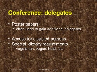 Event management | PPT | Business Accounting & Finance | Business