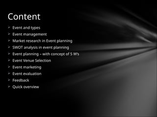 Lesson 2 Event Management Guide for Handling Events | PPT