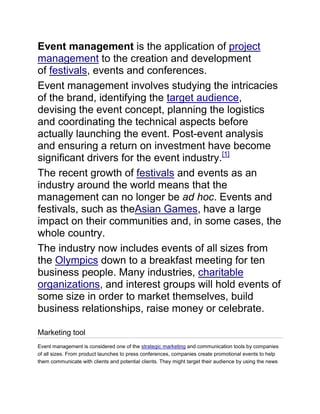 Event management | DOCX