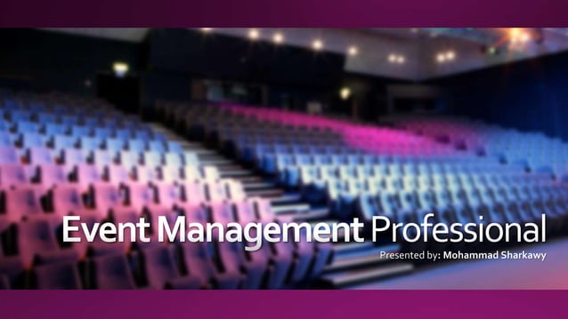 Event Management Professional | PPT