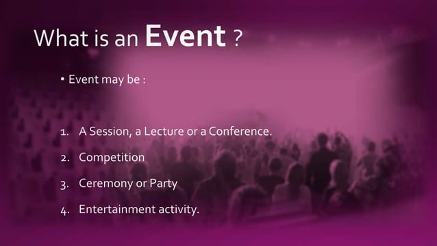 Event Management Professional | PPT