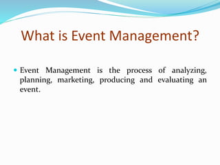 Event management | PPTX